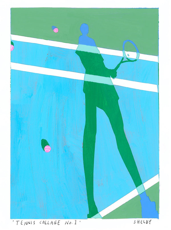 Tennis Collage No. 1 - Well and Wonder